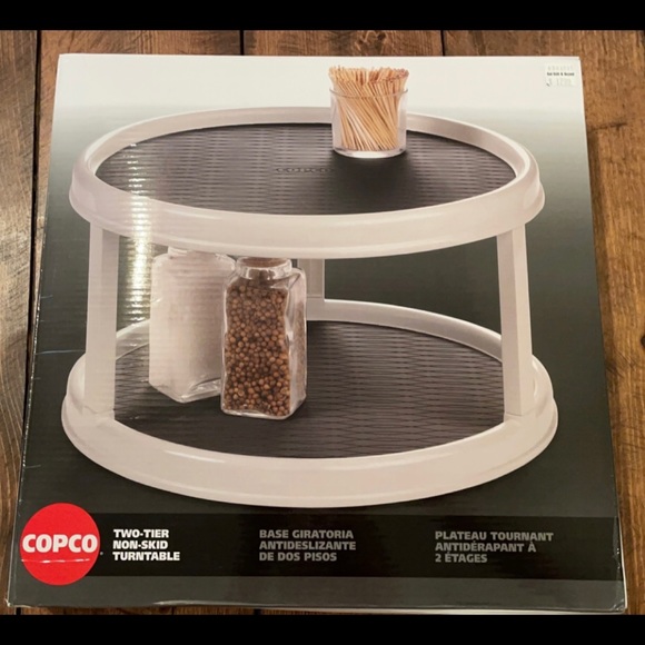 Copco | Kitchen | Nwt Copco Twotier Nonskid Turntable | Poshmark